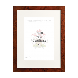 Walnut Certificate Frame | Graduation Services | Ede & Ravenscroft