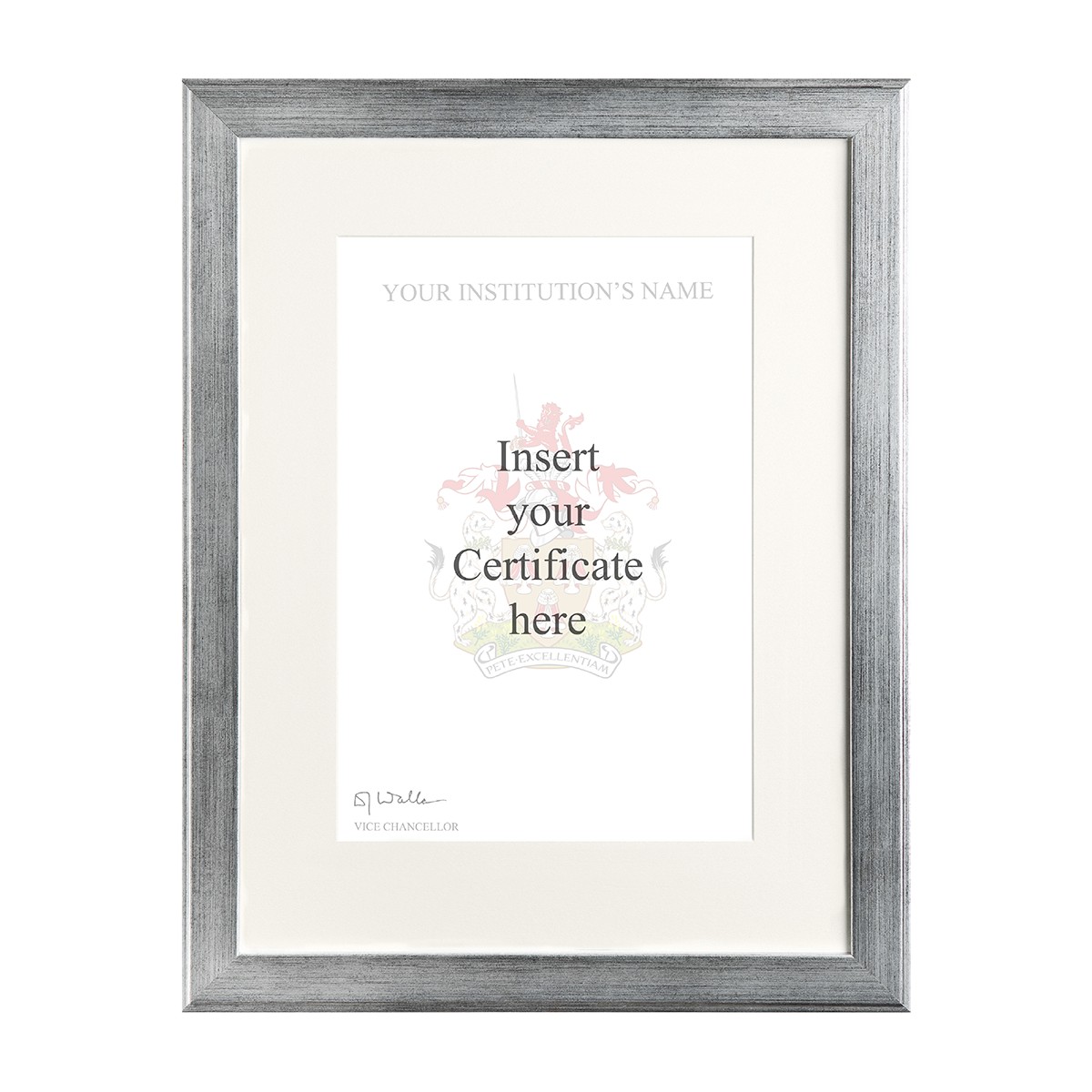 Champagne Certificate Frame | Graduation Services | Ede & Ravenscroft