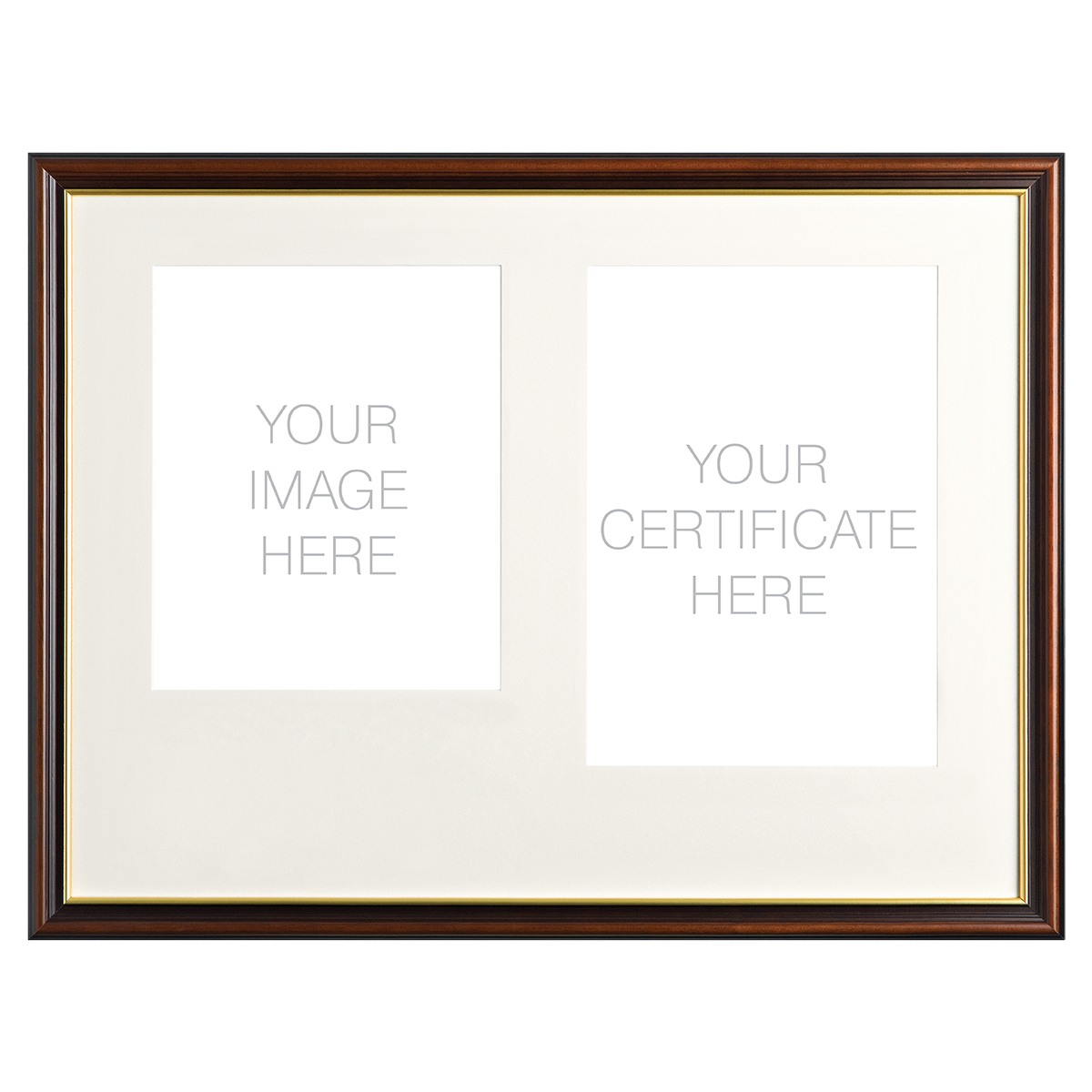 Mahogany Combination Frame | Graduation Services | Ede & Ravenscroft